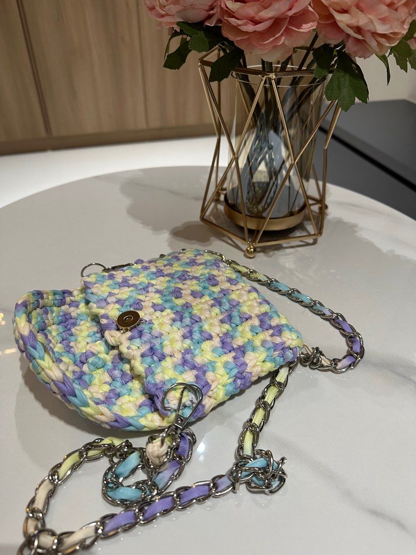 Cross Body Knitted Bag, Women's Fashion, Bags & Wallets, Cross-body ...