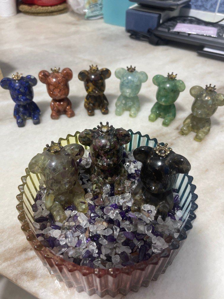 Crystal bears, Women's Fashion, Jewelry & Organisers, Precious Stones ...