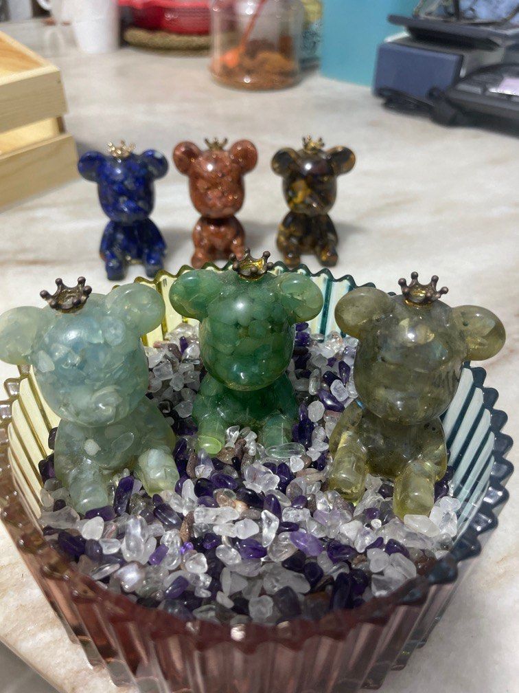 Crystal bears, Women's Fashion, Jewelry & Organisers, Precious Stones ...