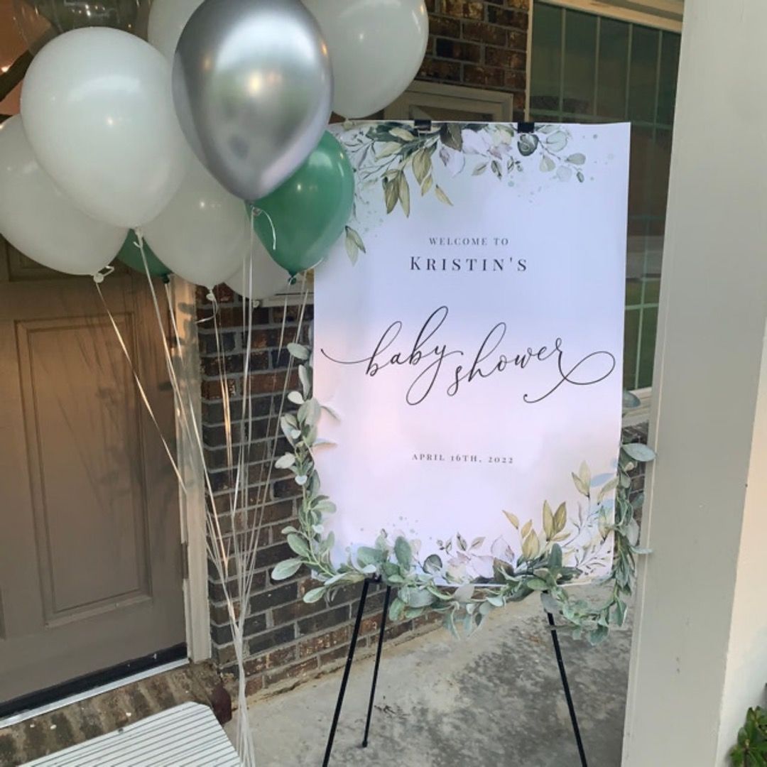 CUSTOM BABY SHOWER SIGN | GENDER REVEAL SIGN | BABY SIGN | WELCOME SIGN ...