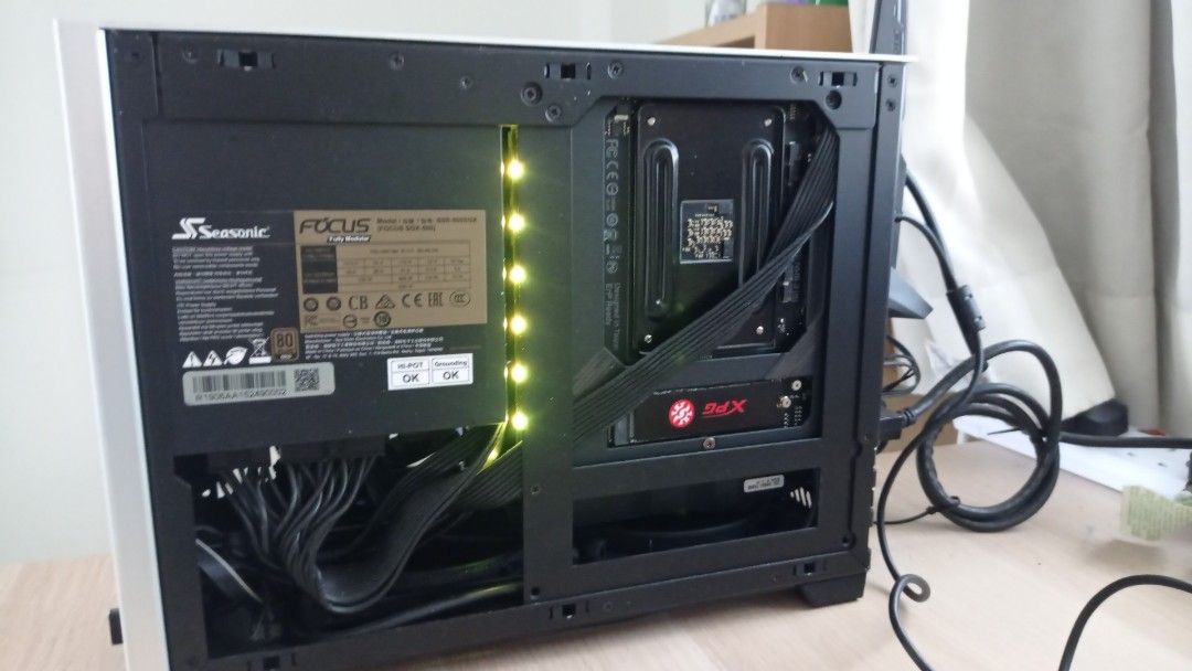 Custom gaming PC X570I AMD 3600+1660 Super Ncase M1, Computers & Tech, Desktops on Carousell