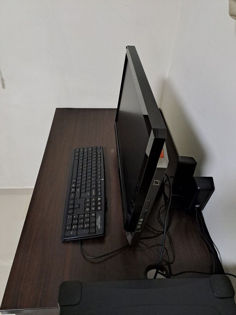 Dark brown study table, Furniture & Home Living, Furniture, Tables ...