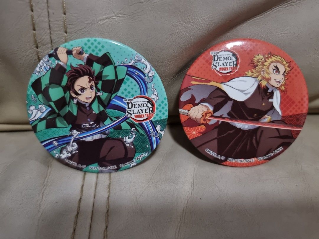RARE Demon Slayer Pin Badges, Hobbies & Toys, Memorabilia ...