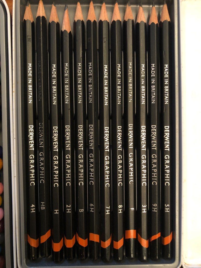 Derwent Soft Colour Pencils & Hard Graphite Pencils & Electric Eraser ...