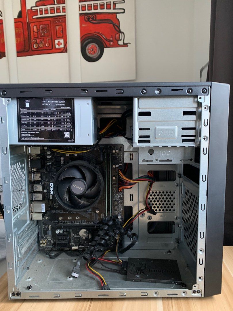 Desktop Gaming PC (Computer System Unit only) - AMD Ryzen 3 2200G ...