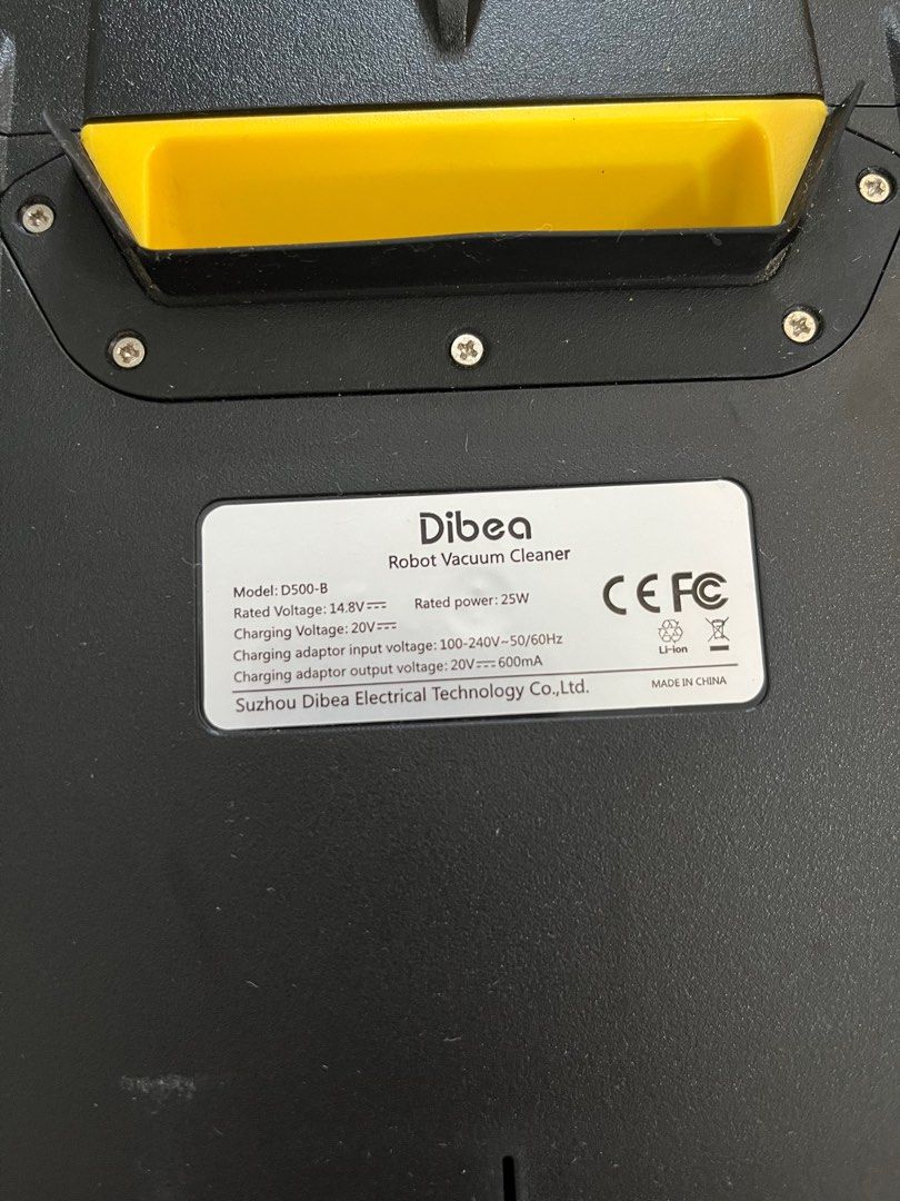 Dibea D500-B robot vacuum and mop, TV & Home Appliances, Vacuum Cleaner & Housekeeping on Carousell