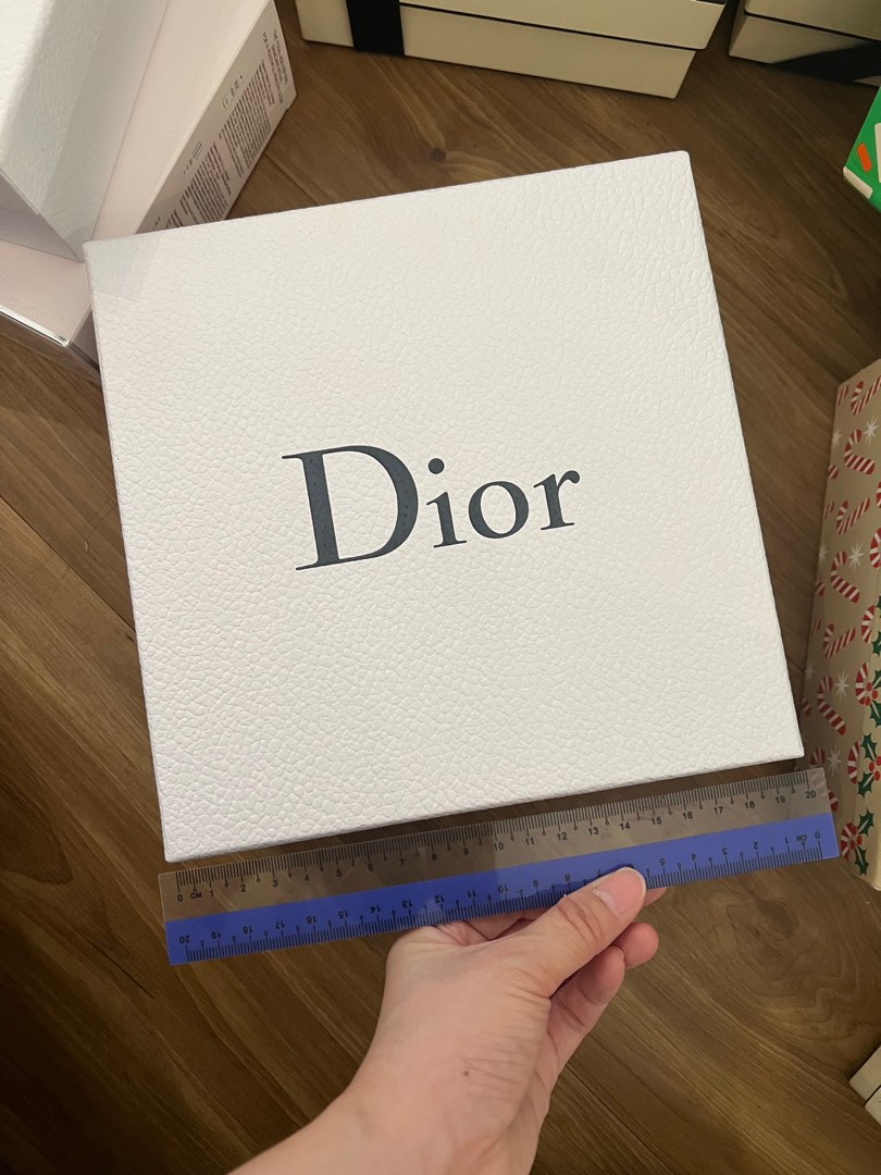 Authentic Dior box with ribbon, Luxury, Accessories on Carousell