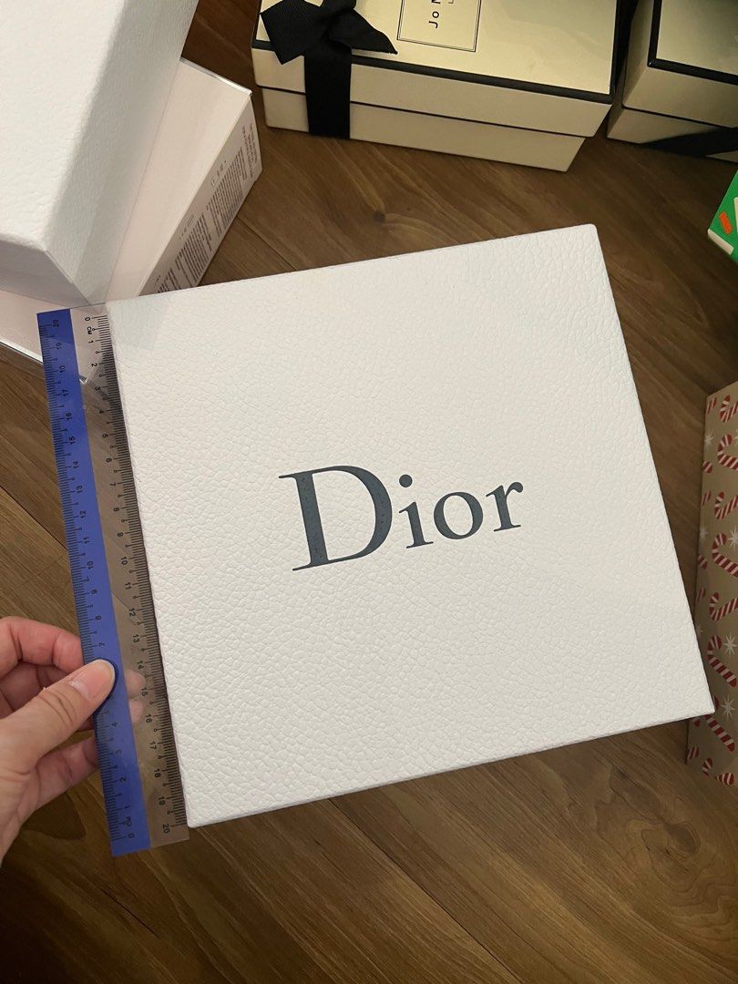 Authentic Dior box with ribbon, Luxury, Accessories on Carousell