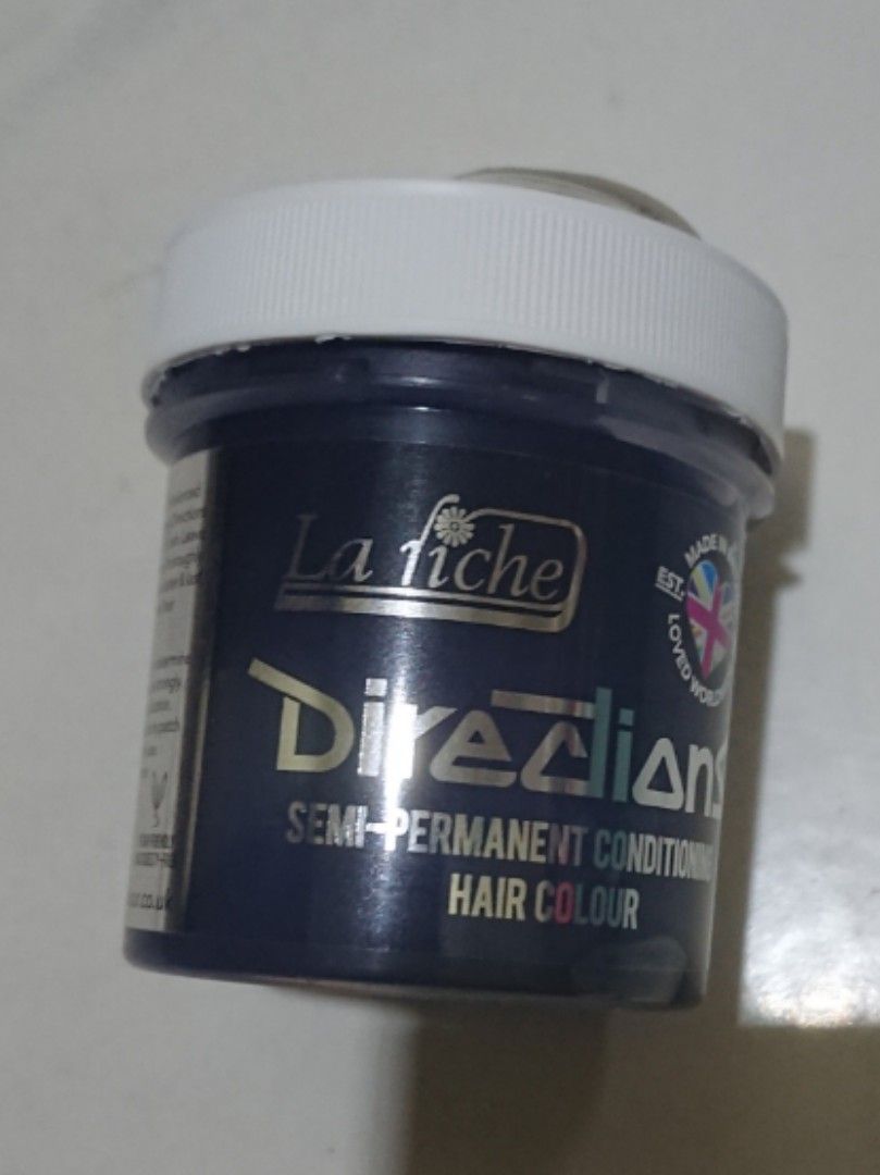 Directions semi permanent hair dye - denim blue, Beauty & Personal Care ...