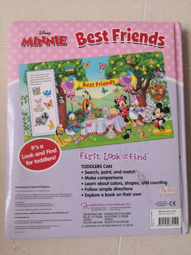 Disney Minnie Best Friends, Hobbies & Toys, Books & Magazines, Children ...