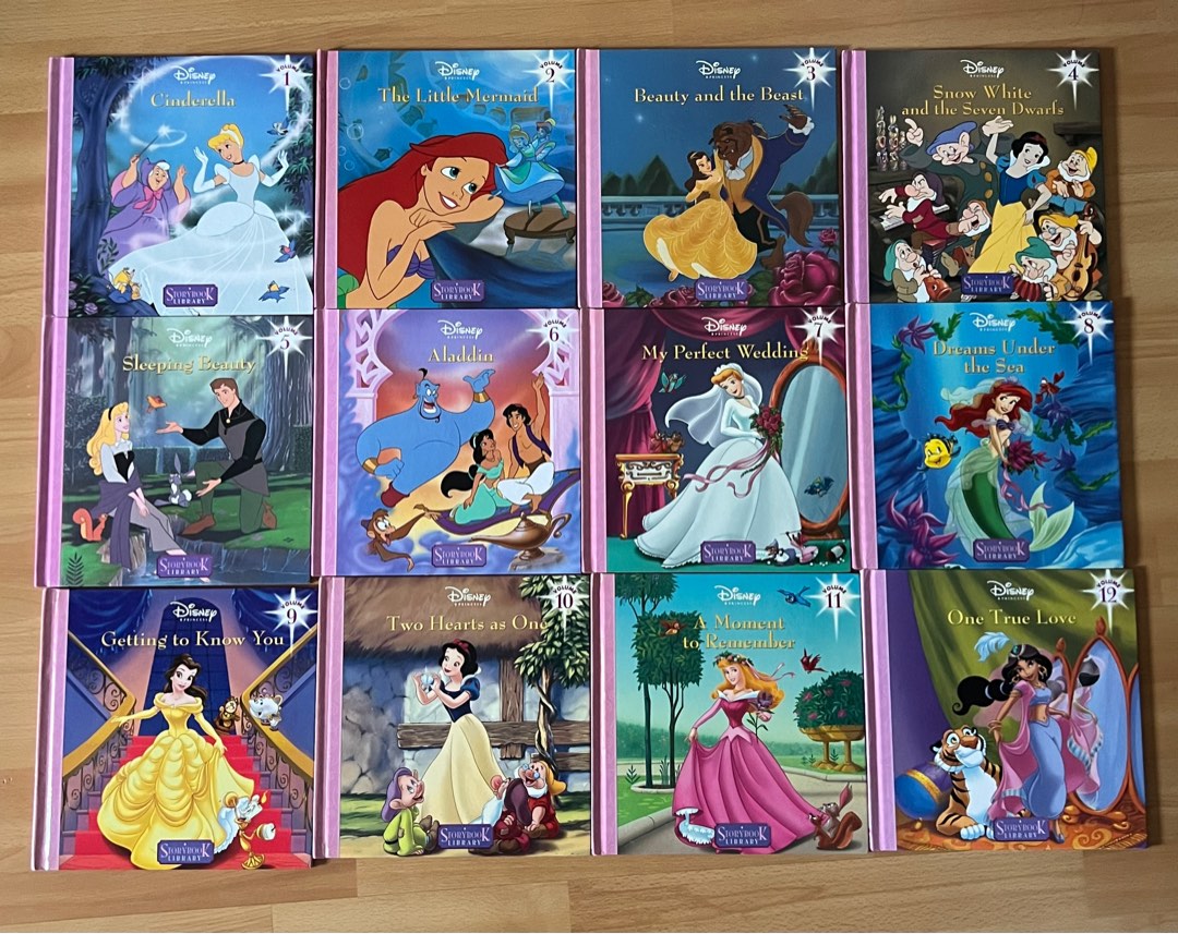 DISNEY PRINCESS 12book SET, Hobbies & Toys, Books & Magazines ...