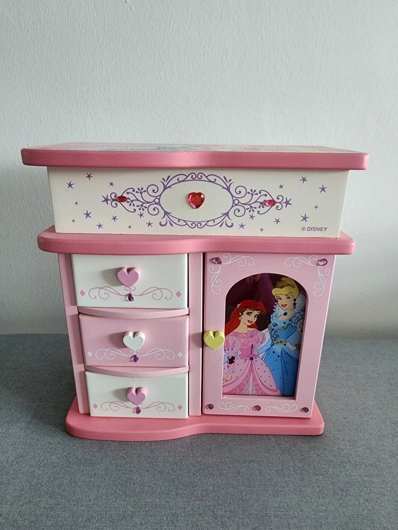 Disney princess Jewellery Box, Women's Fashion, Jewelry & Organisers ...