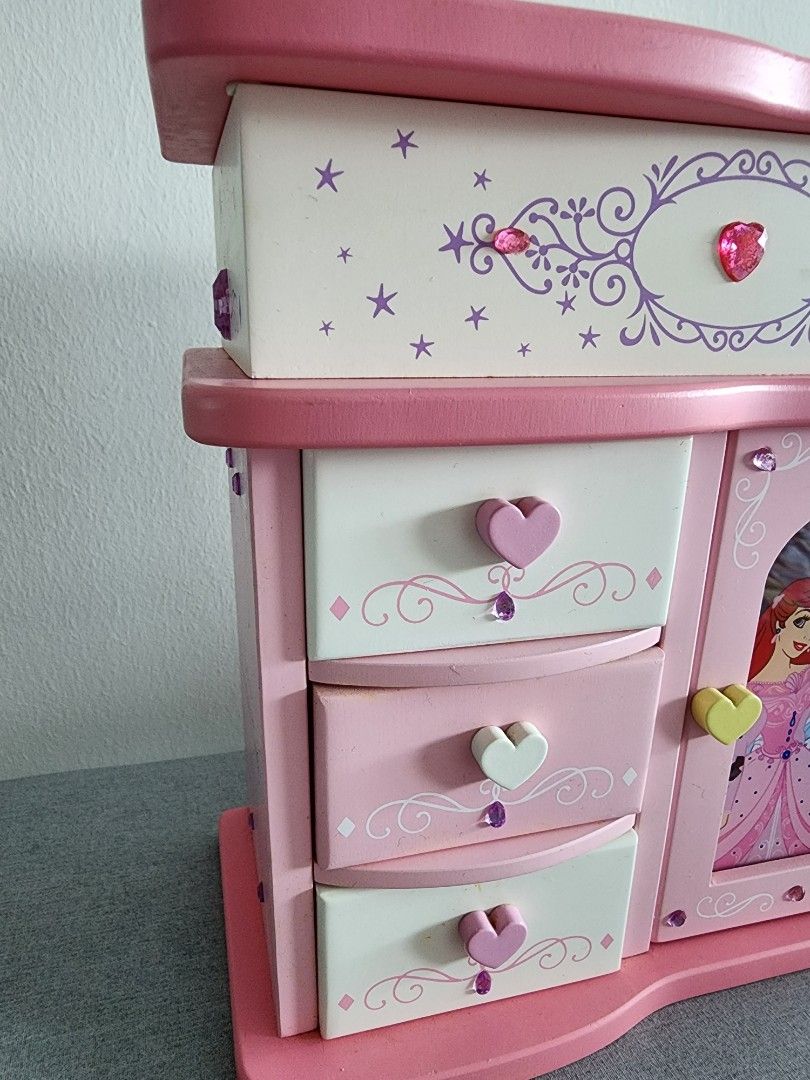 Disney princess Jewellery Box, Women's Fashion, Jewelry & Organisers ...