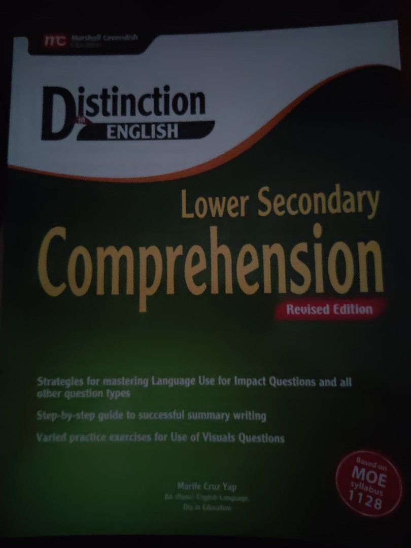 Distinction in English Lower Secondary Comprehension, Hobbies & Toys ...