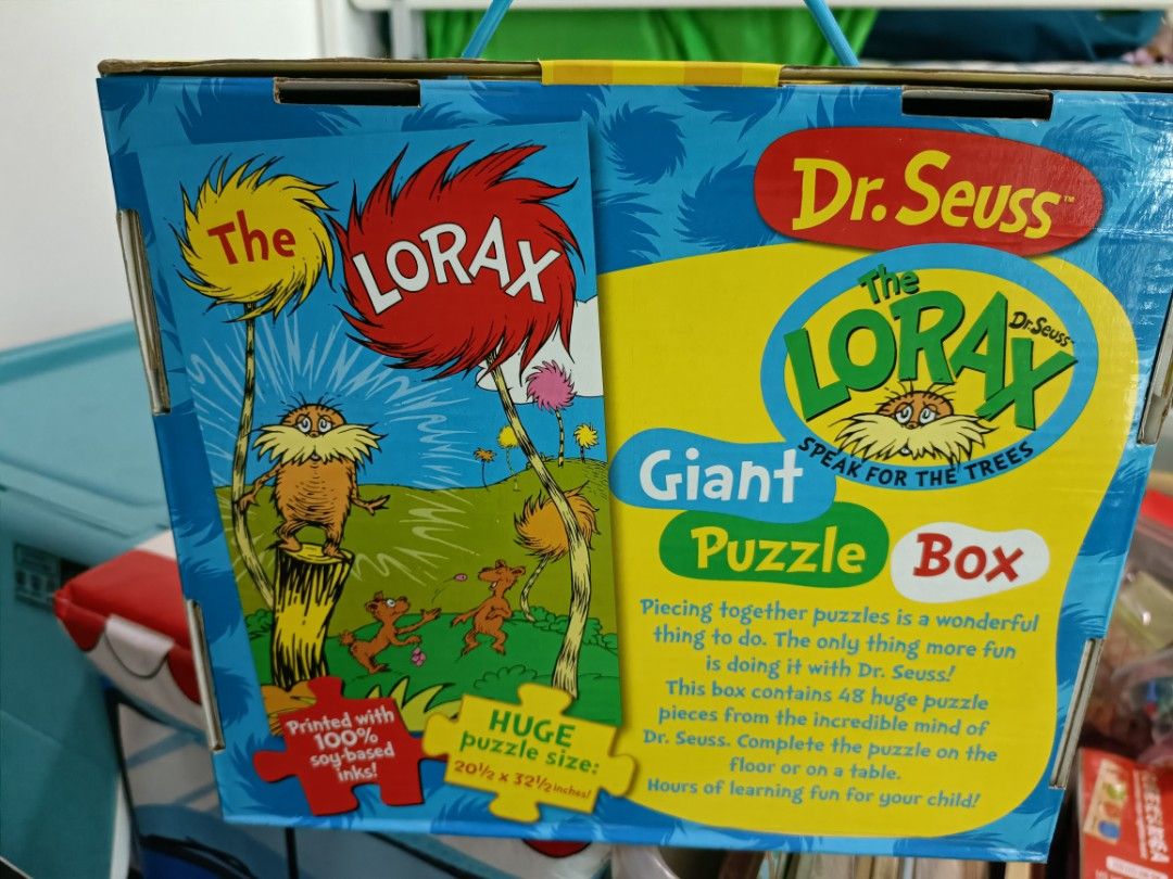 Dr Seuss The Lorax Giant Puzzle Box, Hobbies & Toys, Toys & Games on ...