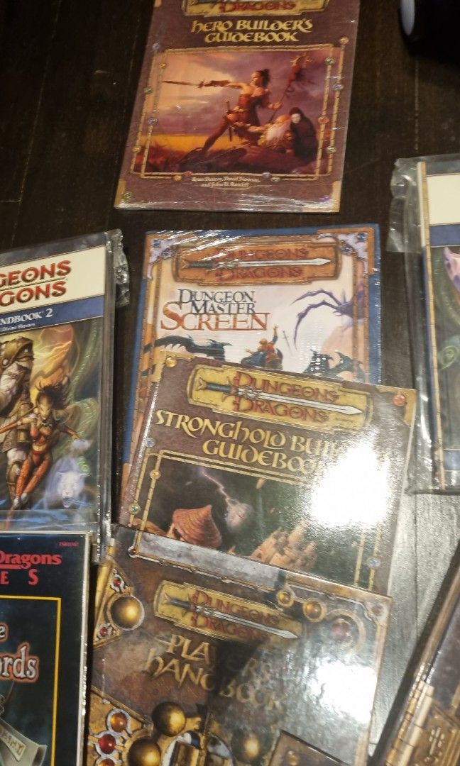 DUNGEONS & DRAGONS D&D books DND Handbooks Character Sheets, Hobbies ...