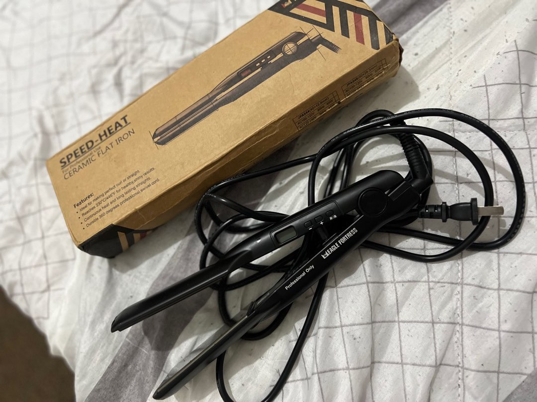 Eagle fortress Speed-heat Ceramic Iron, Beauty & Personal Care, Hair on ...
