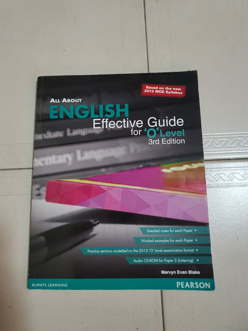 Effective Guide for O Level English c/w Audio CD ROM for Listening ...