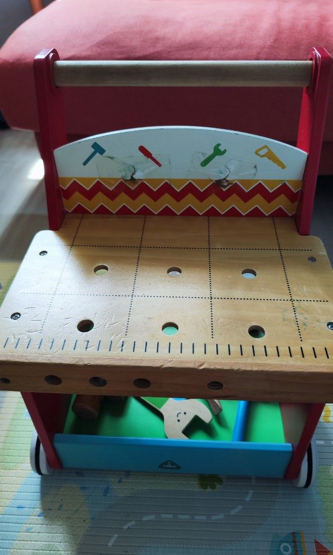 ELC workbench wooden toy, Hobbies & Toys, Toys & Games on Carousell