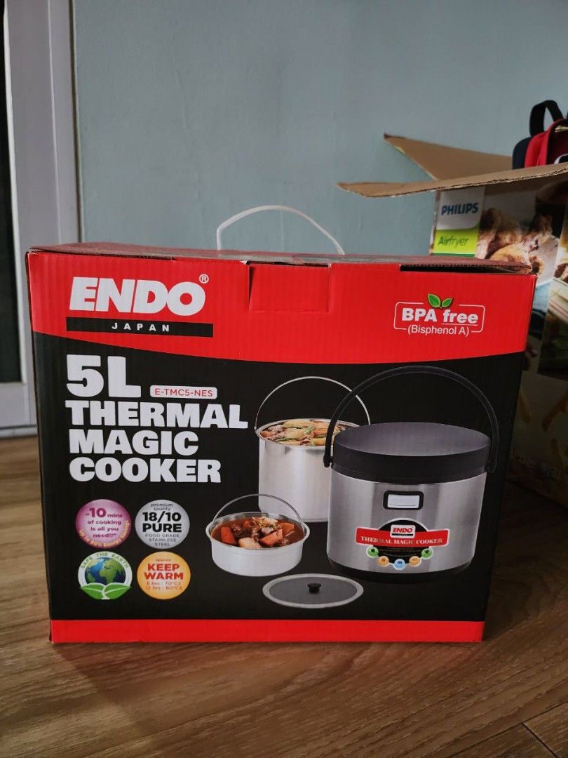 Endo Japan Thermal Magic Cooker, Food & Drinks, Rice & Noodles on Carousell