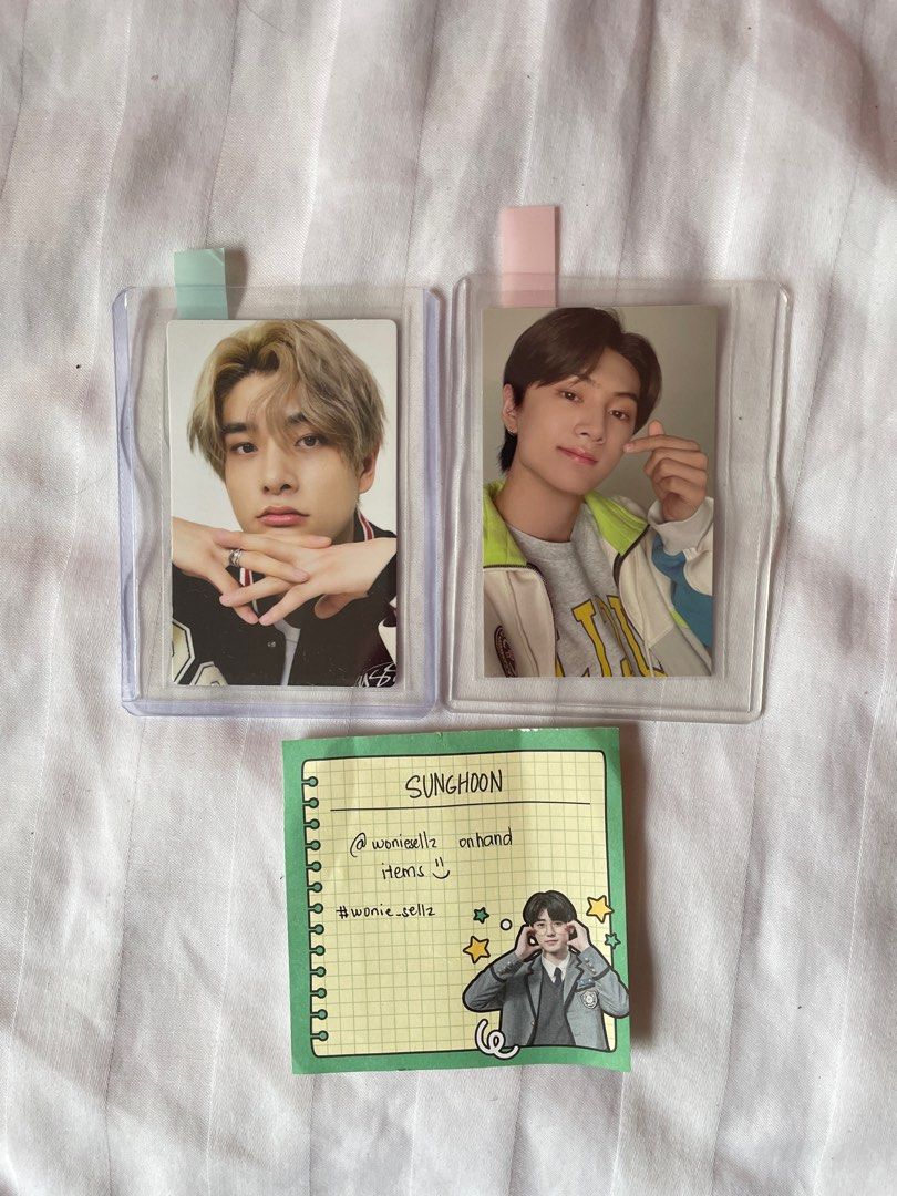 Enhypen jay Enniversary photo frame photocard and jake manifesto ...