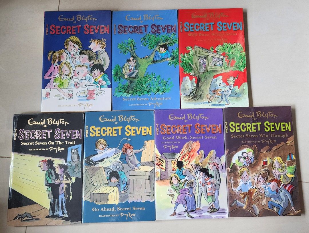 Enid Blyton - The Secret Seven series Book 1 to 7, Hobbies & Toys ...