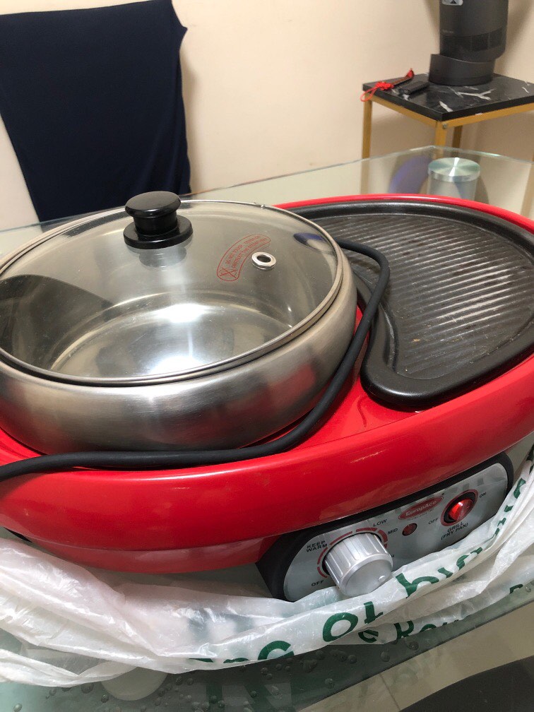 EuropAce steamboat and grill hot plate set, Furniture & Home Living ...