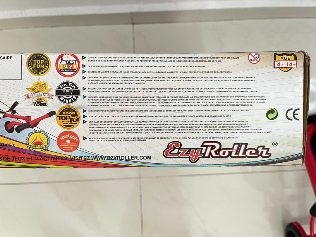 Ezyroller red, Hobbies & Toys, Toys & Games on Carousell