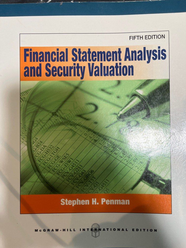 Financial Statement Analysis and Security Valuation, Hobbies & Toys, Books & Magazines ...