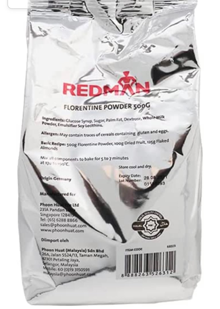 Florentine powder, Food & Drinks, Homemade Bakes on Carousell