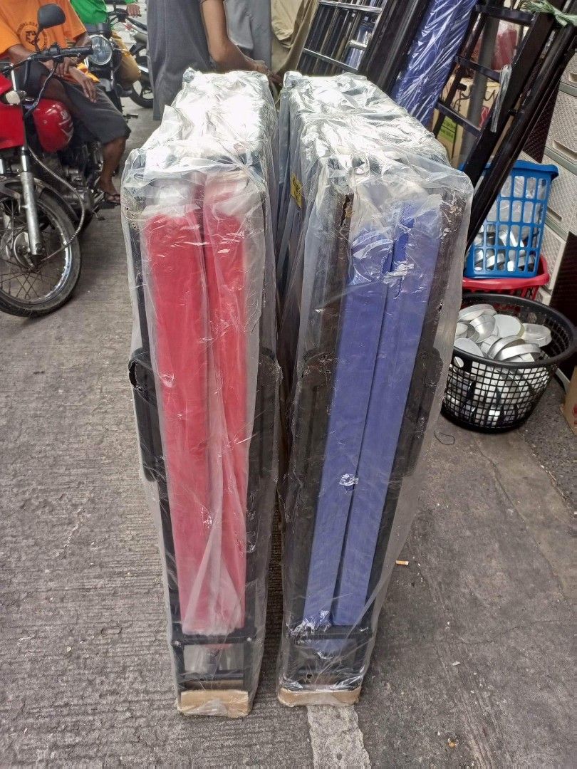 FOLDING BED WITH URATEX FOAM, Furniture & Home Living, Furniture, Bed ...