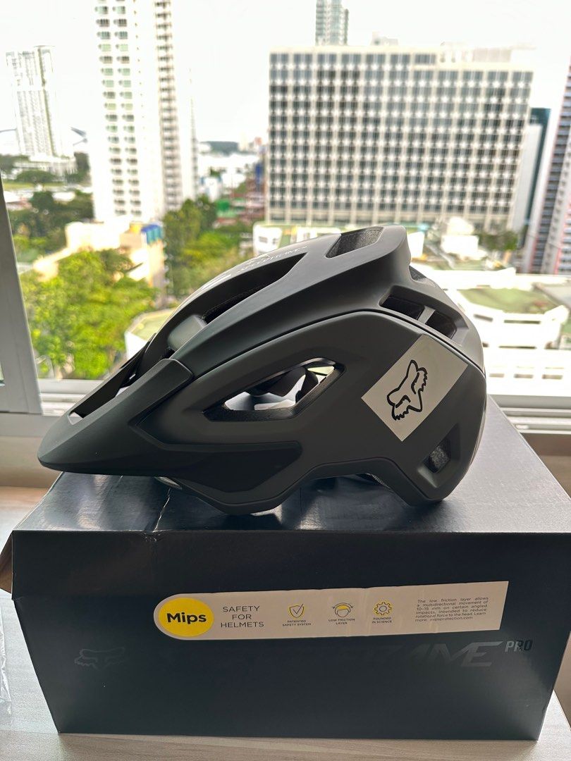 Fox Speedframe Blocked Boulder Black Helmet, Sports Equipment, Bicycles ...