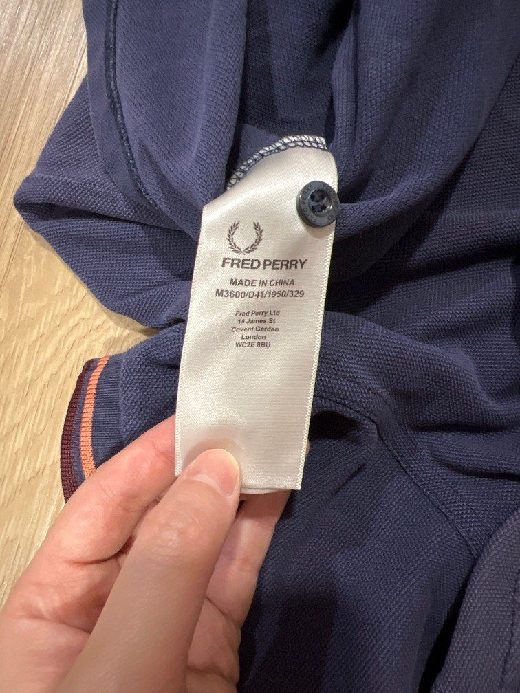 Fred Perry blue polo, Men's Fashion, Tops & Sets, Tshirts & Polo Shirts ...