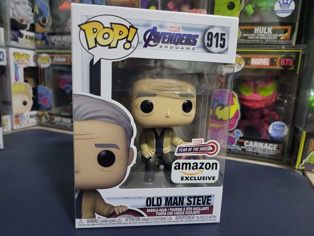 Funko Pop Old Man Steve (Amazon Exclusive), Hobbies & Toys, Toys ...