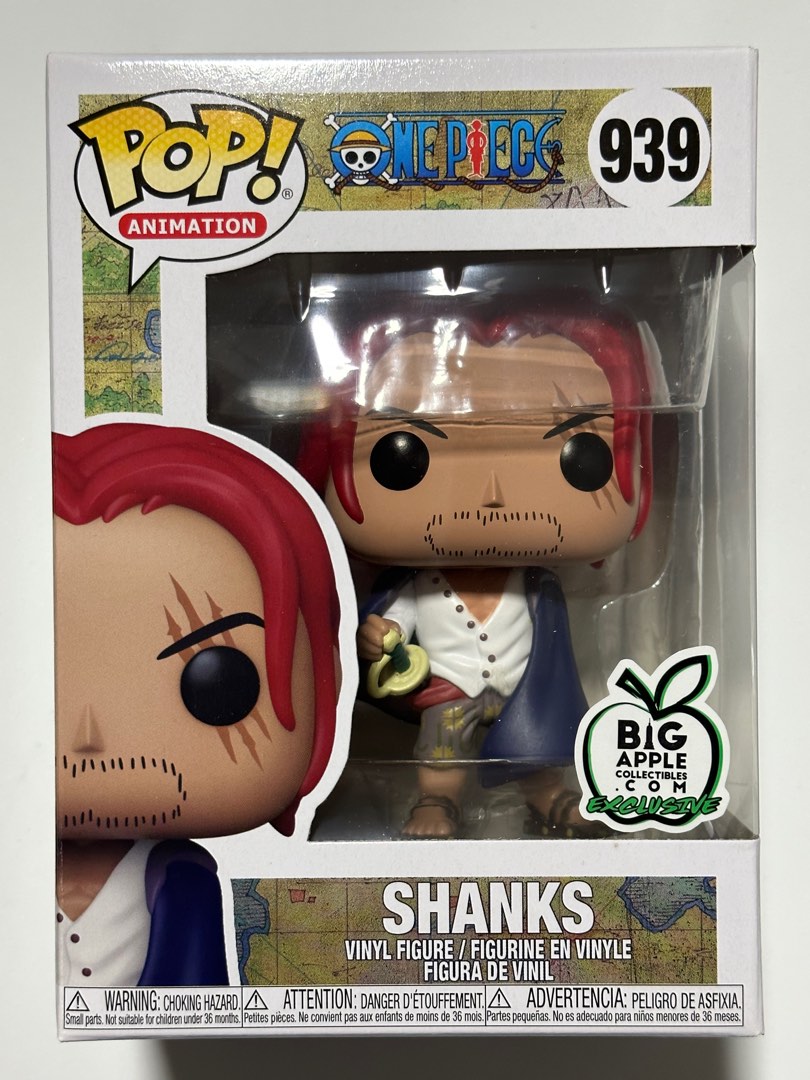 FUNKO POP! One Piece Shanks, Hobbies & Toys, Toys & Games on Carousell