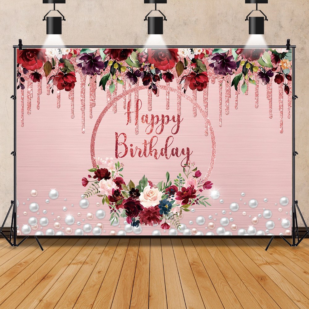 Generic birthday banner backdrop / party deco, Hobbies & Toys ...