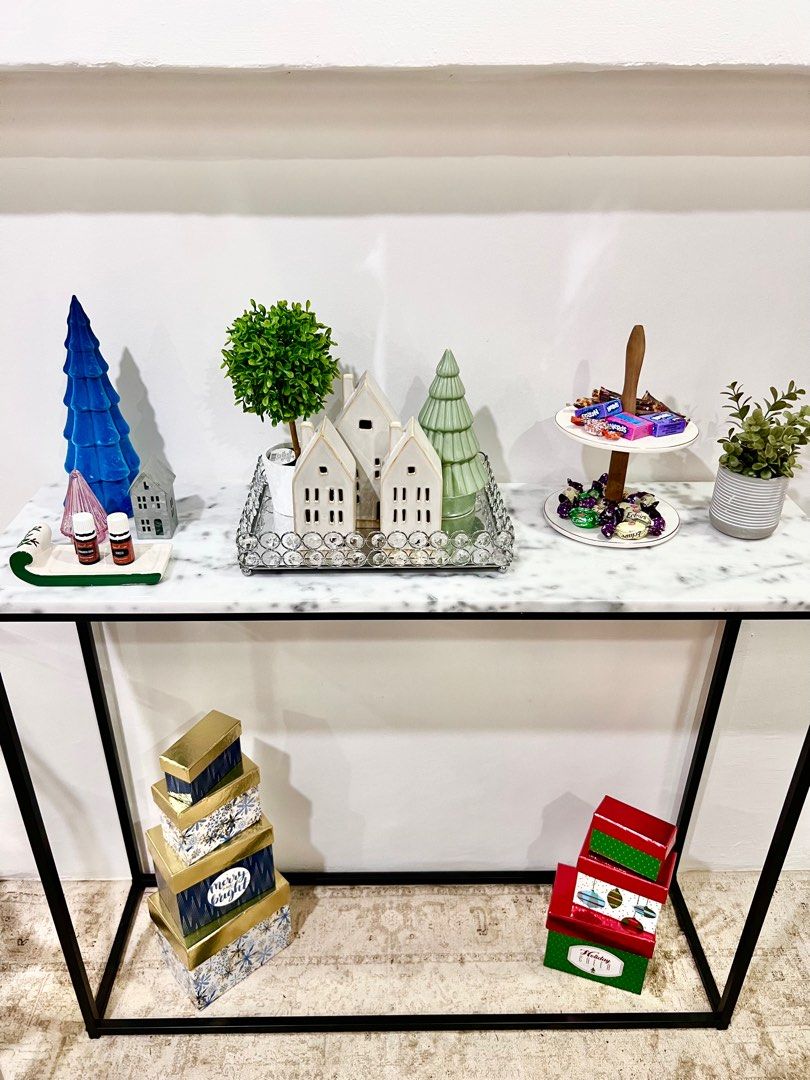 Genuine Marble Hallway Table, Furniture & Home Living, Furniture ...