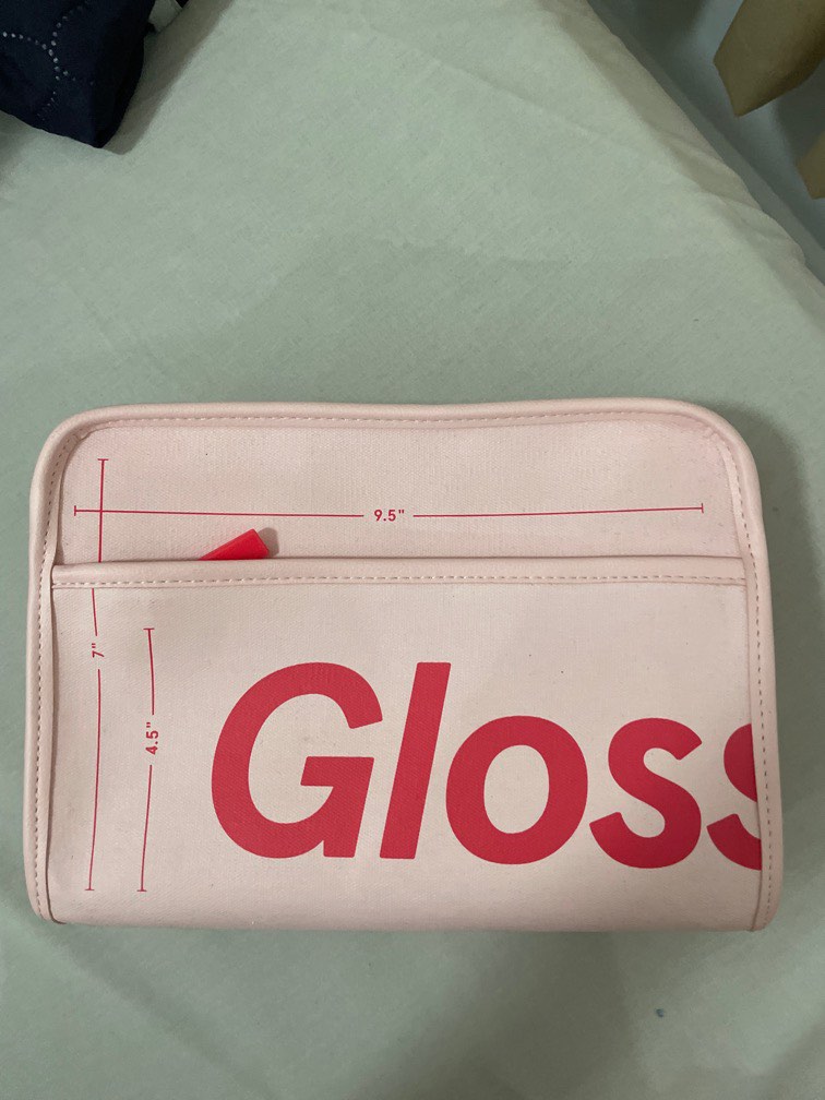Glossier Beauty Bag, Women's Fashion, Bags & Wallets, Purses & Pouches ...
