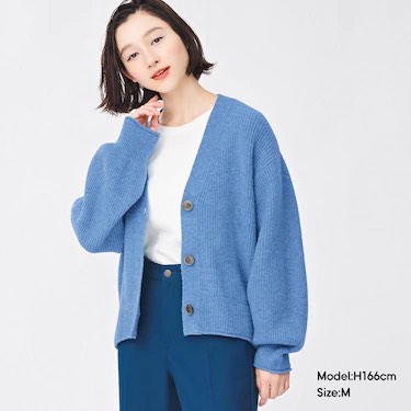 GU Chunky Knit Cardigan / Sweater, Women's Fashion, Coats, Jackets and ...