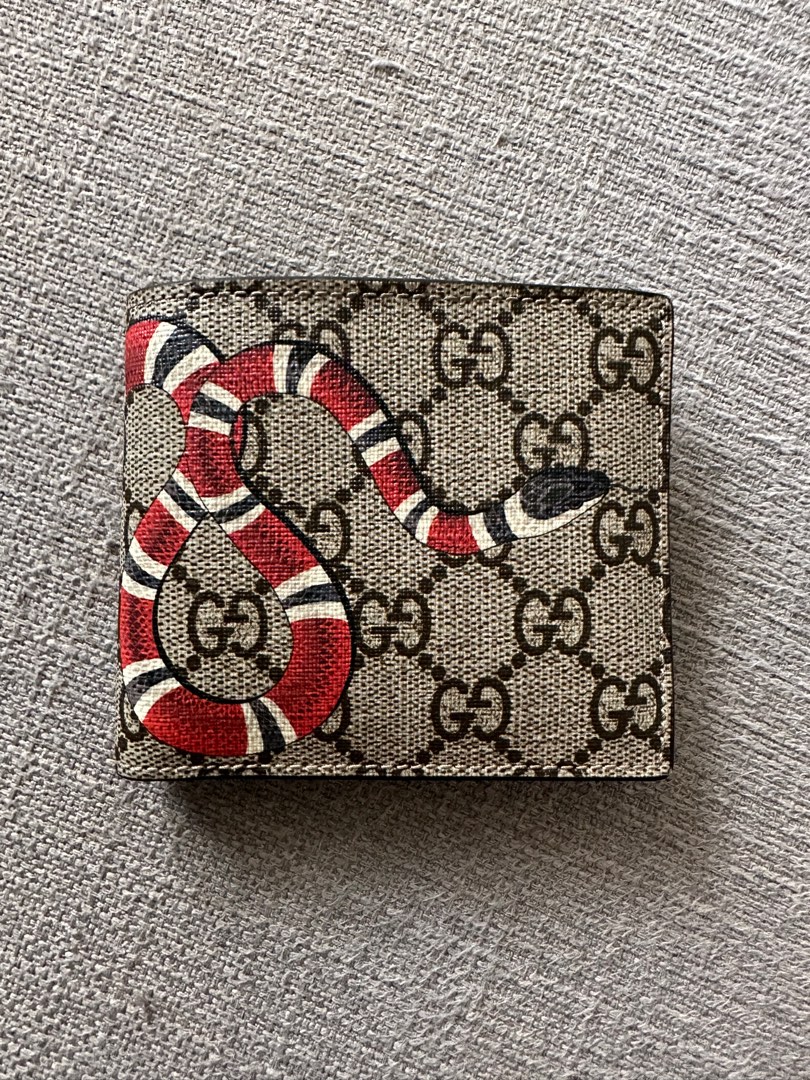 Gucci Snake Compact Wallet, Luxury, Bags & Wallets on Carousell