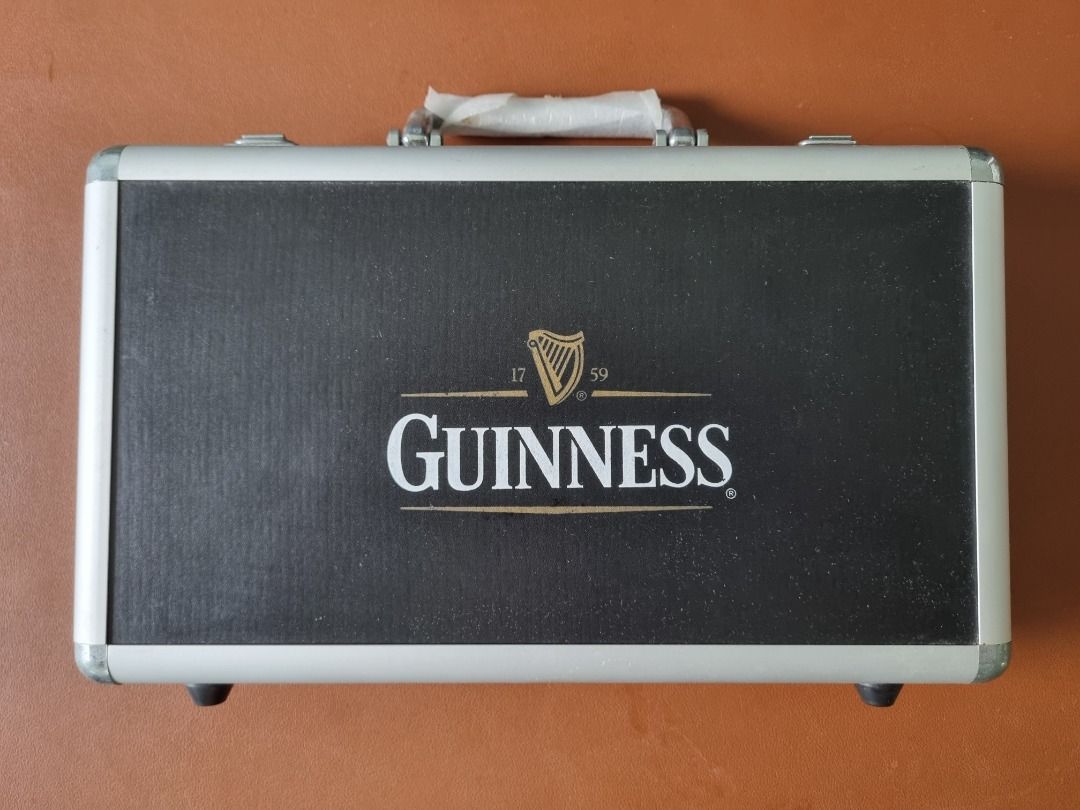 Guinness Poker Chips Set with Metal Case, Hobbies & Toys, Toys & Games ...