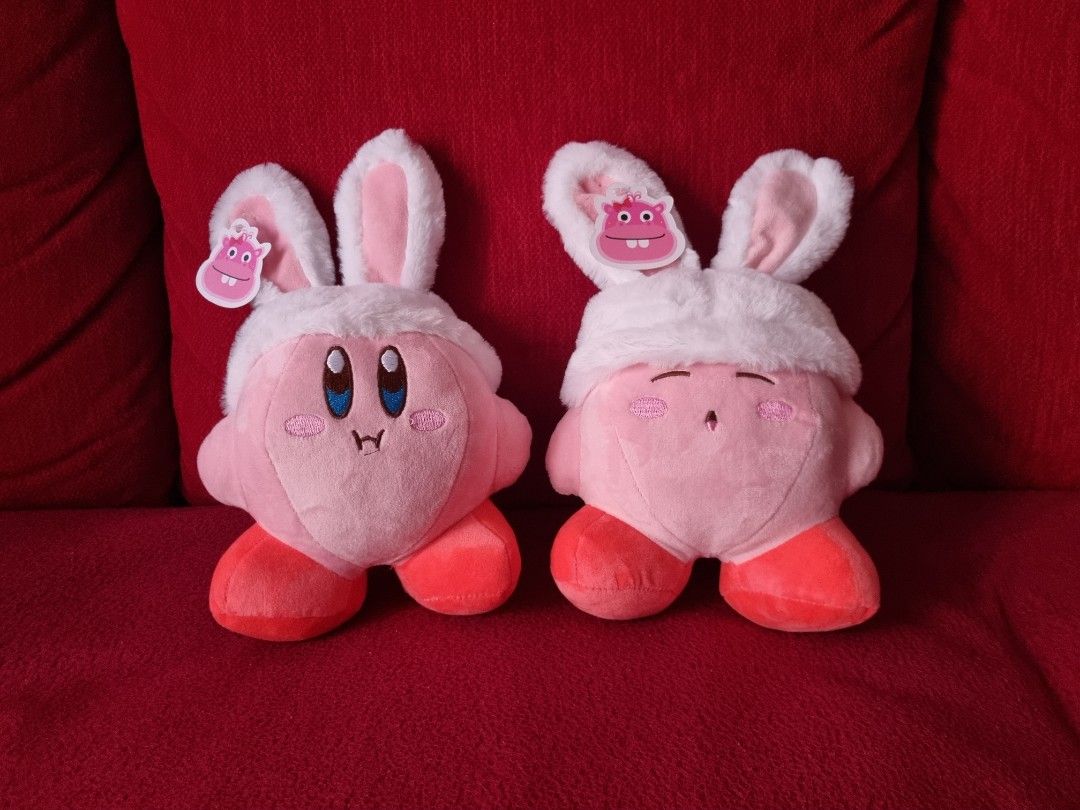 Hama Hama Kirby Rabbit Hat Plush (20cm), Hobbies & Toys, Toys & Games ...