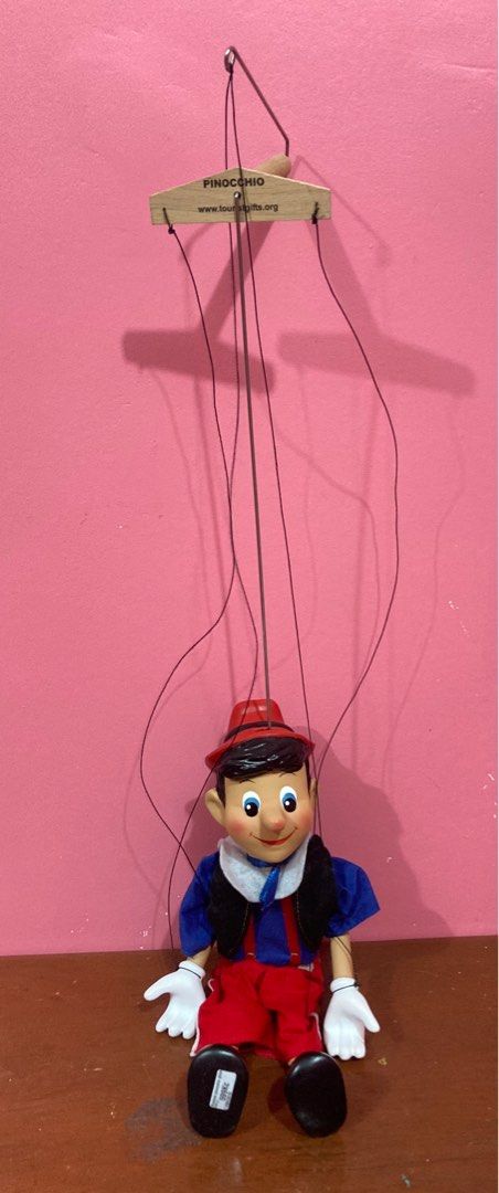 Handmade Wooden Pinocchio Marionette Puppet Pinocchio Puppet Costume ...