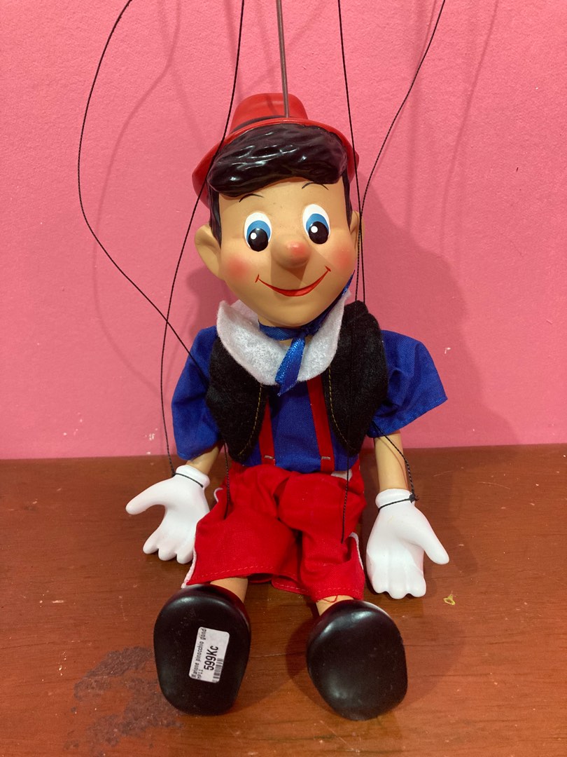 Handmade Wooden Pinocchio Marionette Puppet Pinocchio Puppet Costume ...