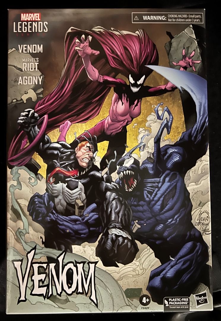 Hasbro Marvel Legends Venom Symbiote Multipack feature Venom, Riot ...