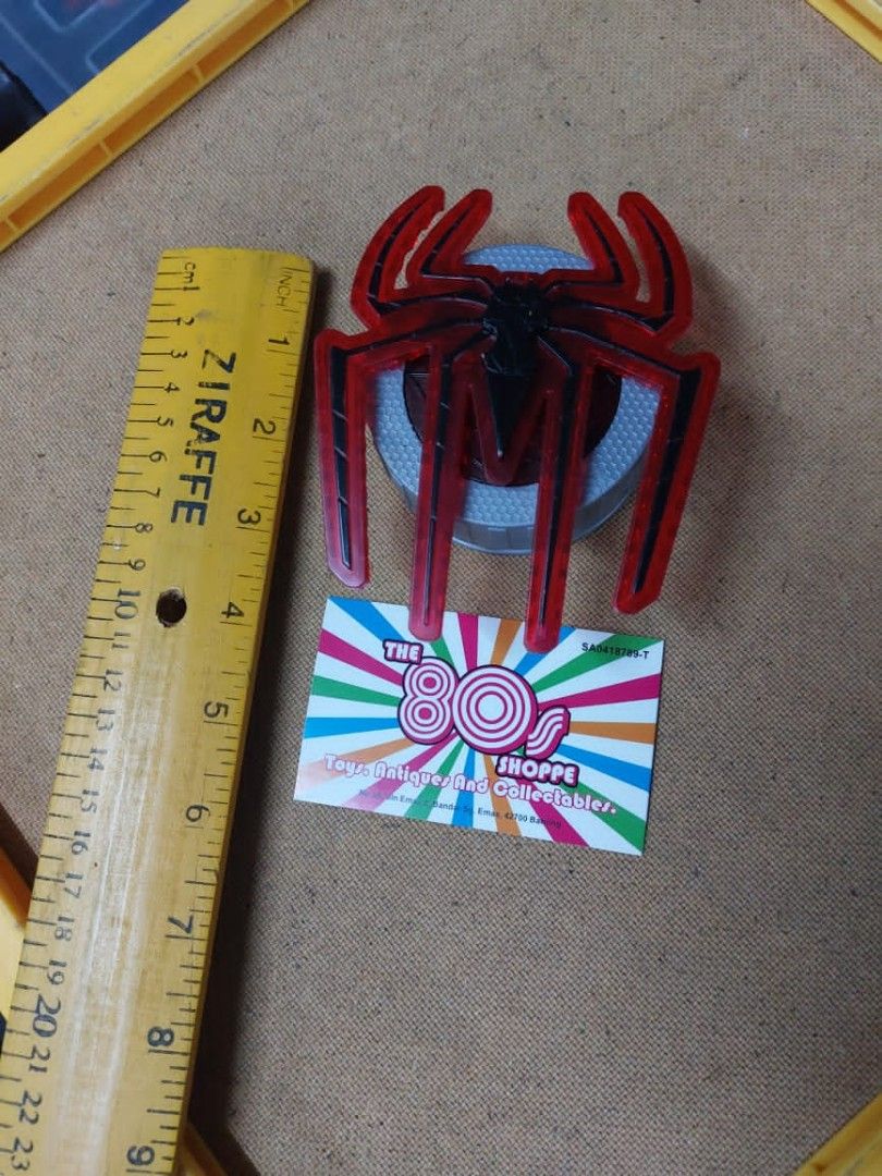 Hasbro Spider-Man Light Up Talking Push Button 2012 Sound Effect Toy ...