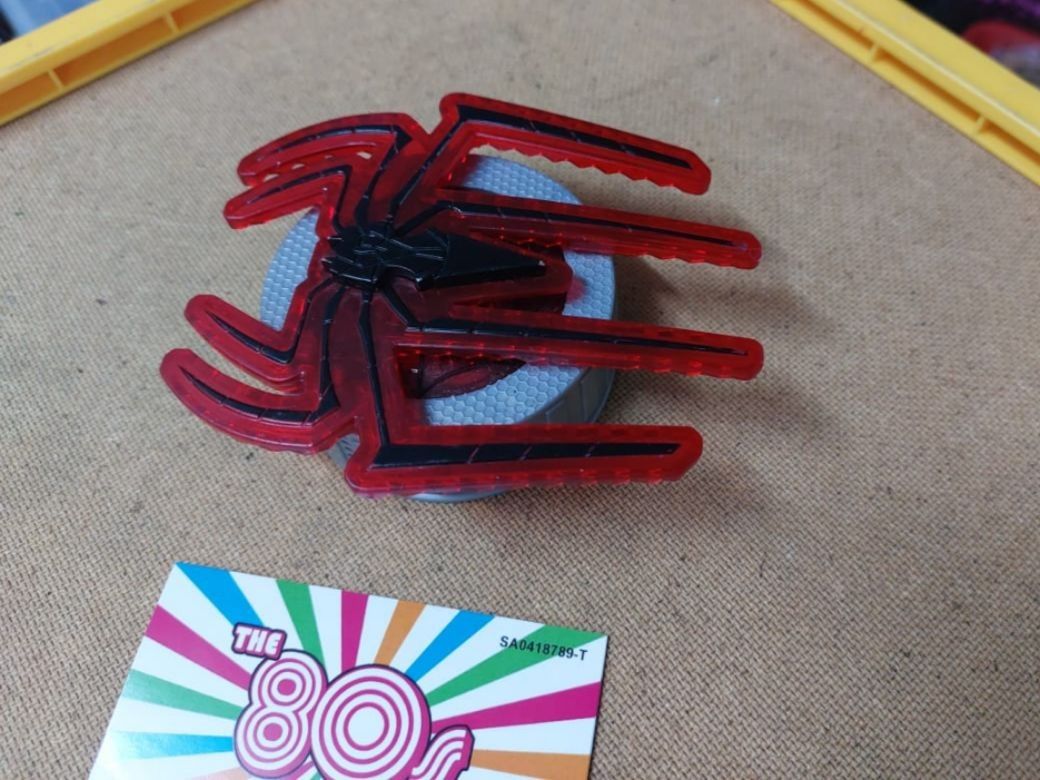 Hasbro Spider-Man Light Up Talking Push Button 2012 Sound Effect Toy ...