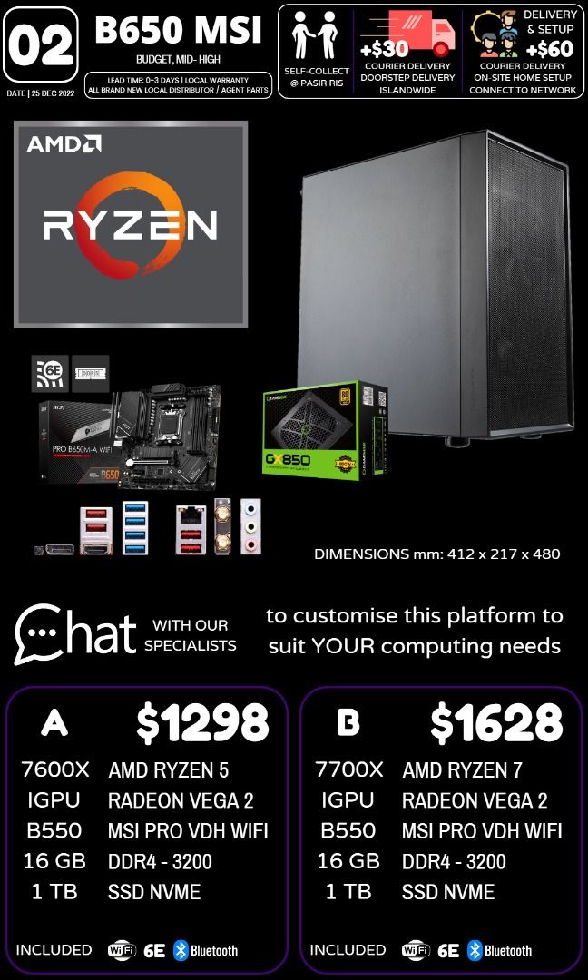 HEAVY DUTY WORKSTATION DESKTOP PC TECWARE NEXUS AIR STEEL | AMD RYZEN ...