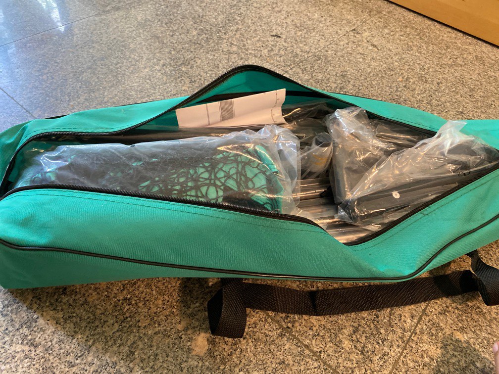 Heavy-duty portable tennis/badminton net (made from metal), Sports ...