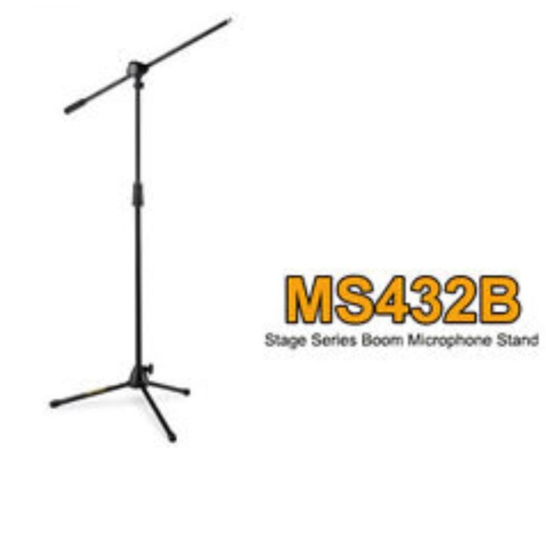 Hercules -Boom Mic Stand w/ 2 in 1 Boom (MS432B), Hobbies & Toys, Music ...